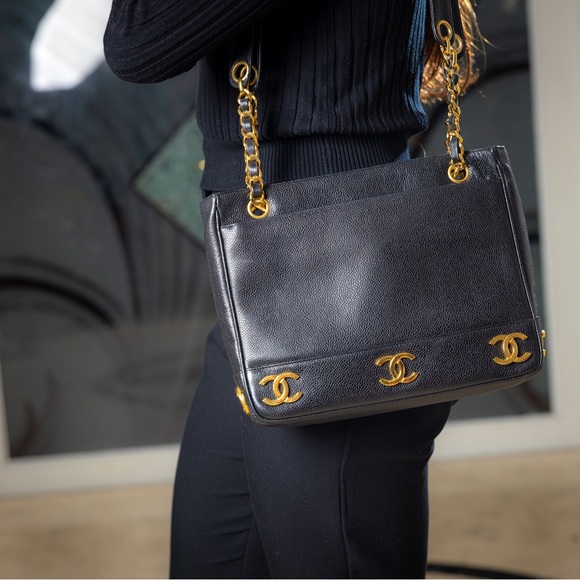 CHANEL | Bags | Chanel Triple Cc Shoulder Bag | Poshmark